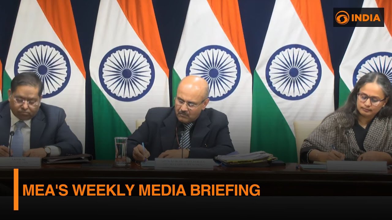 Live | MEA's Weekly Media Briefing - YouTube
