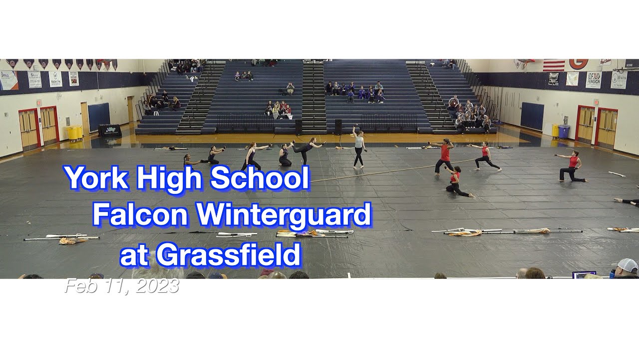 York Falcon Winterguard - Grassfield - YouTube