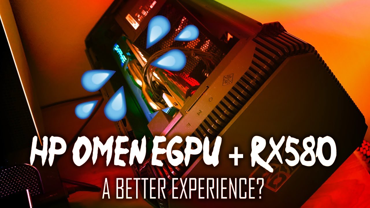 HP OMEN eGPU + RX580 - Any better? - YouTube