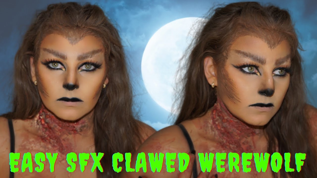 Easy Werewolf Makeup Home | Easy Halloween Makeup
