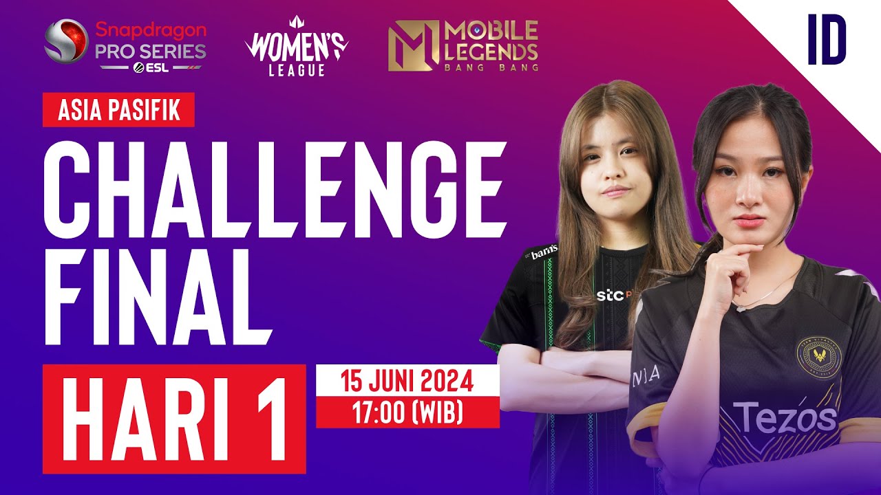 🔴 [ID] AP Mobile Legends: Bang Bang | Snapdragon Pro Series Women's ...