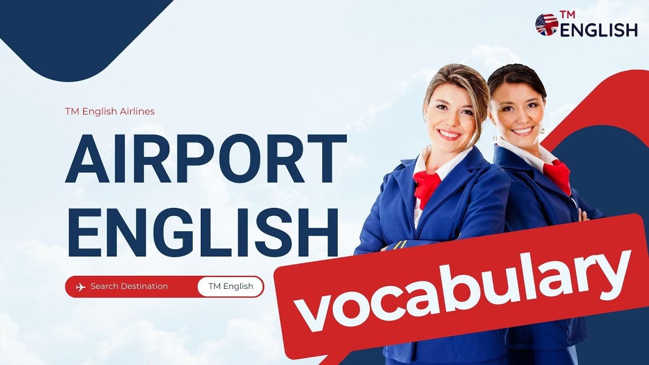 🛄Airport English Vocabulary 🛩️ Essential Words for ESL Travel ️ ️Free ...