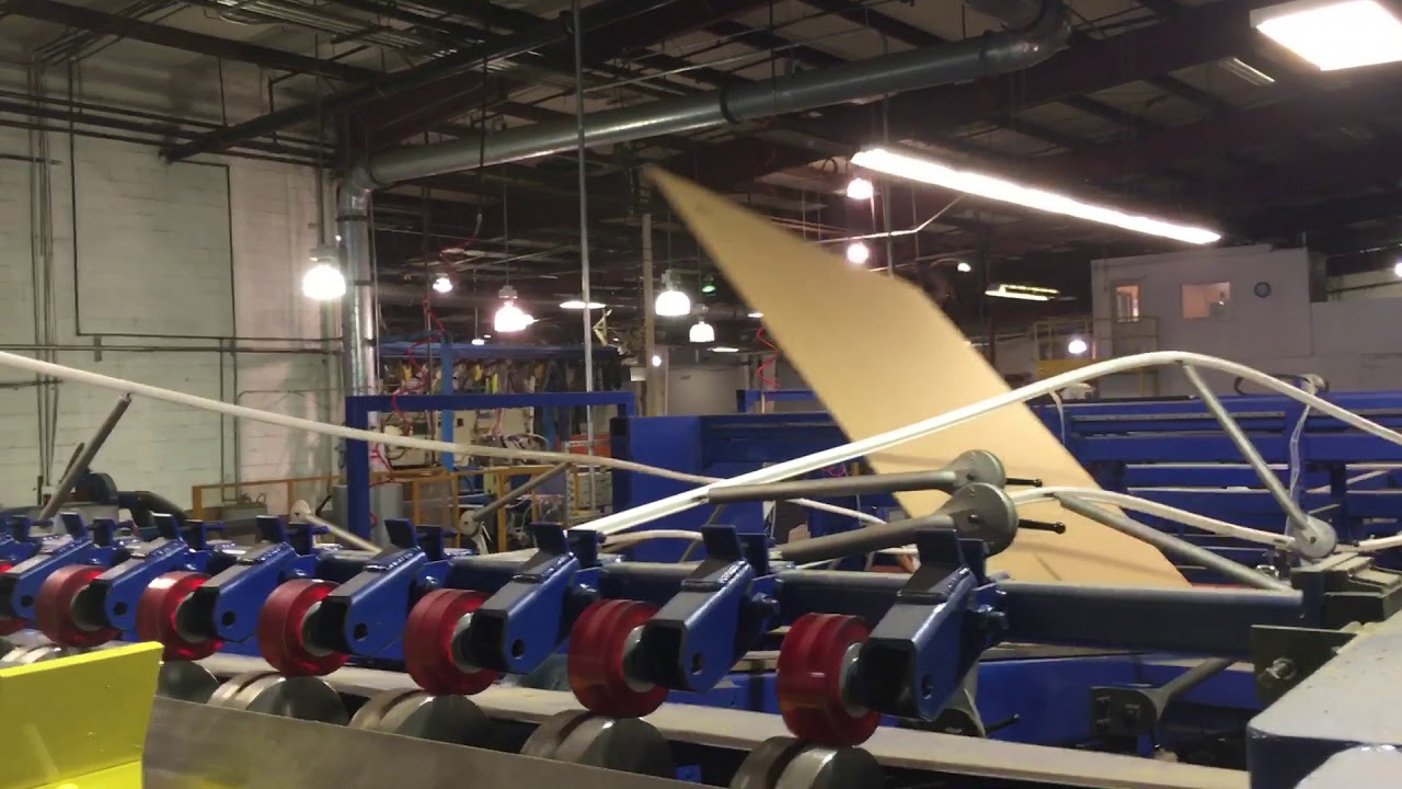 Jumbo two piece Folder Gluer - YouTube