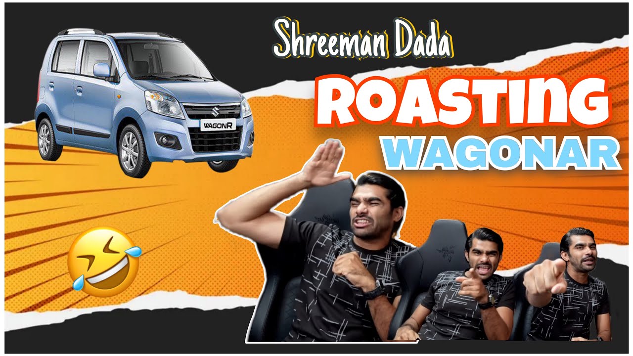 Shreeman Legend Roast Wagonar🚙 || Shreeman Dada Roast Wagonar 😂 ...