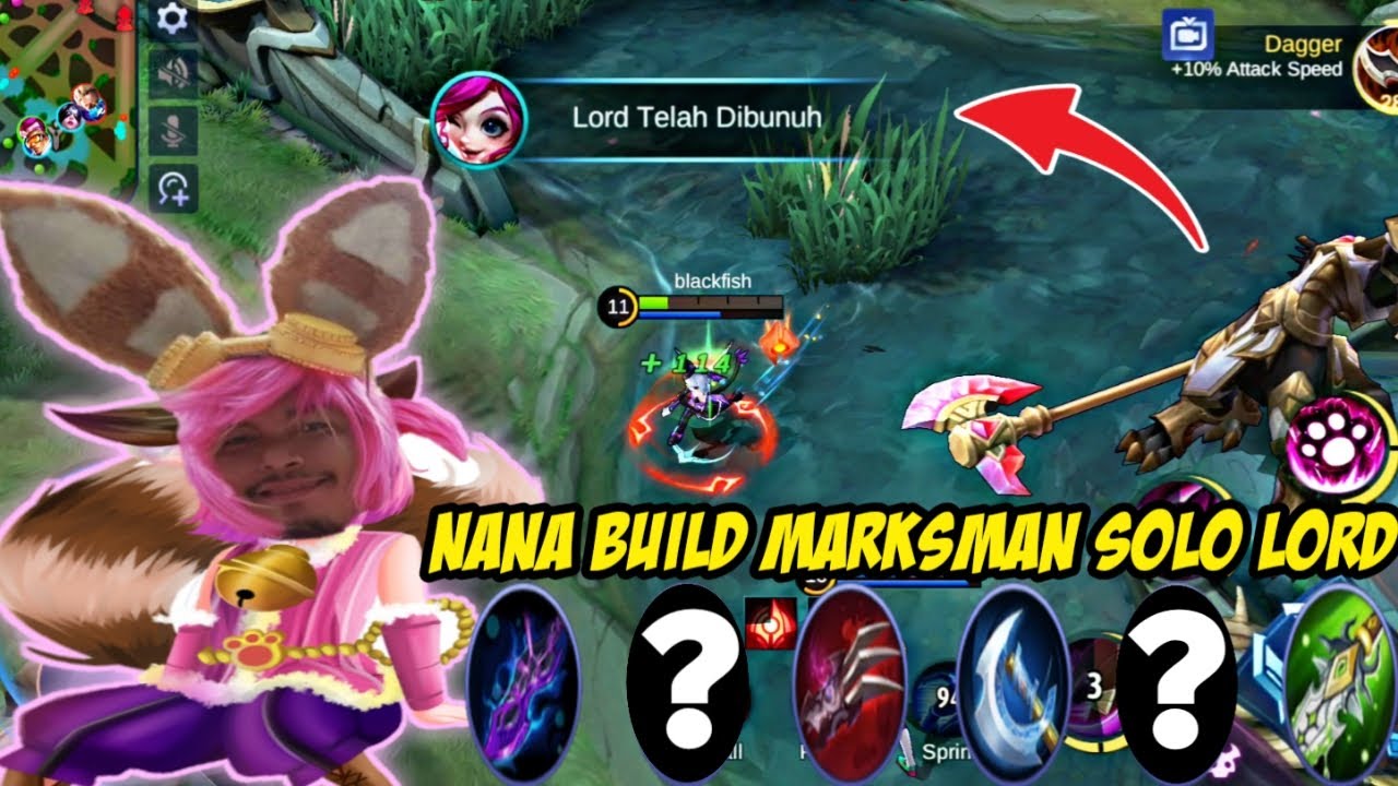 NANA BUILD MARKSMAN IS BACK - MOBILE LEGEND - YouTube