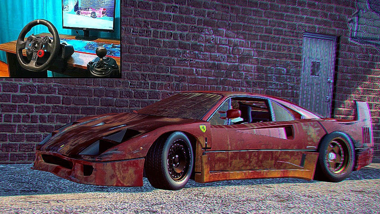 Rebuilding a Ferrari F40 - NFS HEAT - Logitech G29 gameplay - YouTube