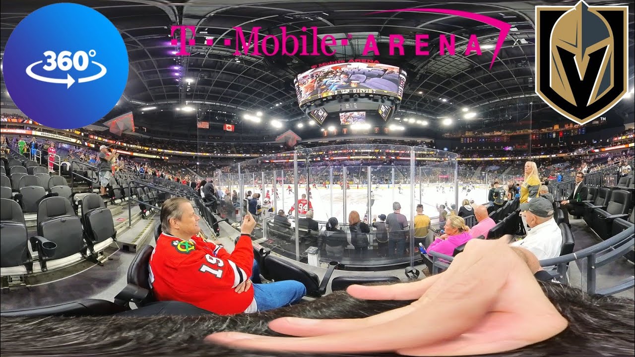 360 4K Front Row Seat at Vegas Golden Knights NHL Game | T-Mobile Arena ...