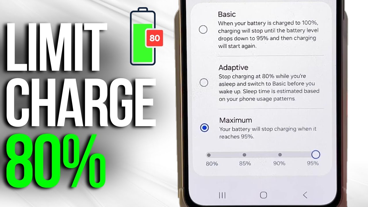 Samsung Galaxy A56 — How To Limit Maximum Charge To 80% - YouTube