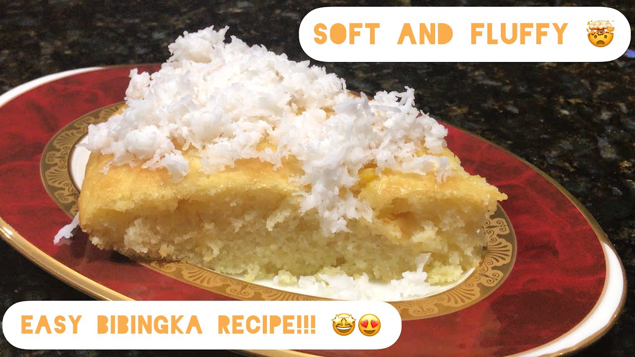 SOFT AND FLUFFY BIBINGKA RECIPE (Filipino Rice Cake with Coconut ...