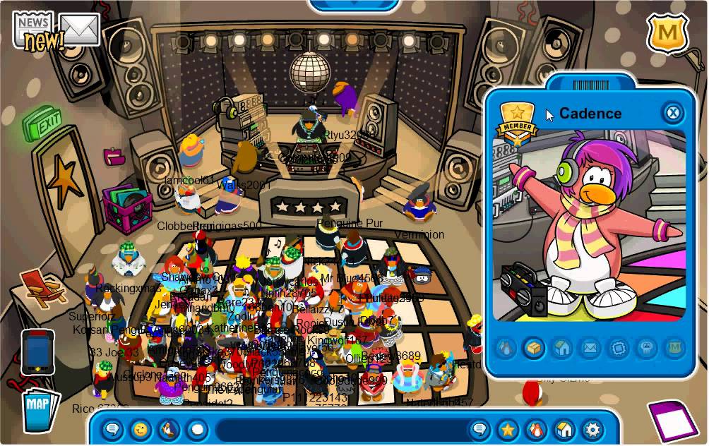 Club Penguin: Meeting Cadence on Club Penguin - YouTube