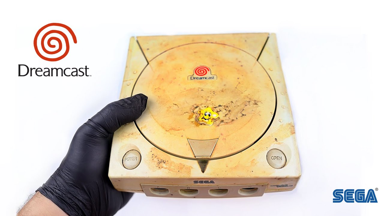 Restoring the Yellowed Sega Dreamcast- Retro Console Restoration ...
