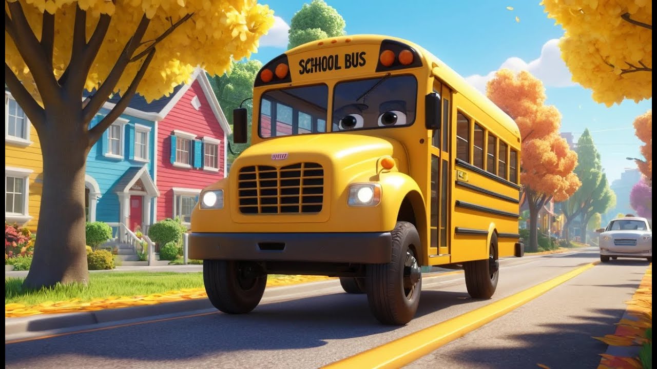The Busy School Bus Song + More | Ride & Learn for Kids - YouTube