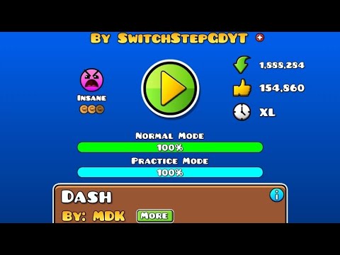full version dash by:switchstep gd | geometry dash - YouTube