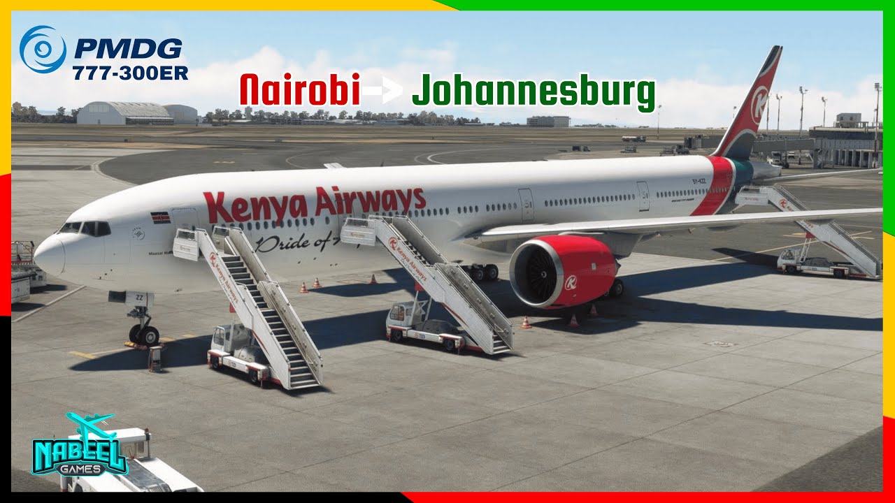 PMDG 777-300ER | Real Life Flight in MSFS 2020 | Nairobi🇰🇪 🛬 ...