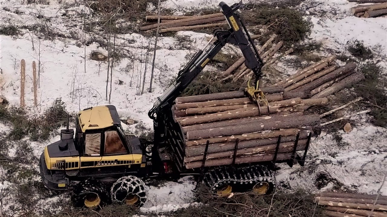 Ponsse Buffalo Forwarder Finland 4K - YouTube