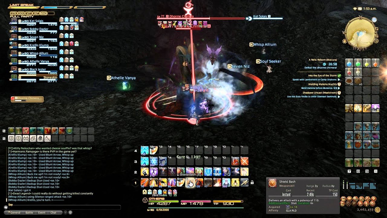 Final Fantasy XIV - Dhorme Chimera - Tank Perspective - YouTube