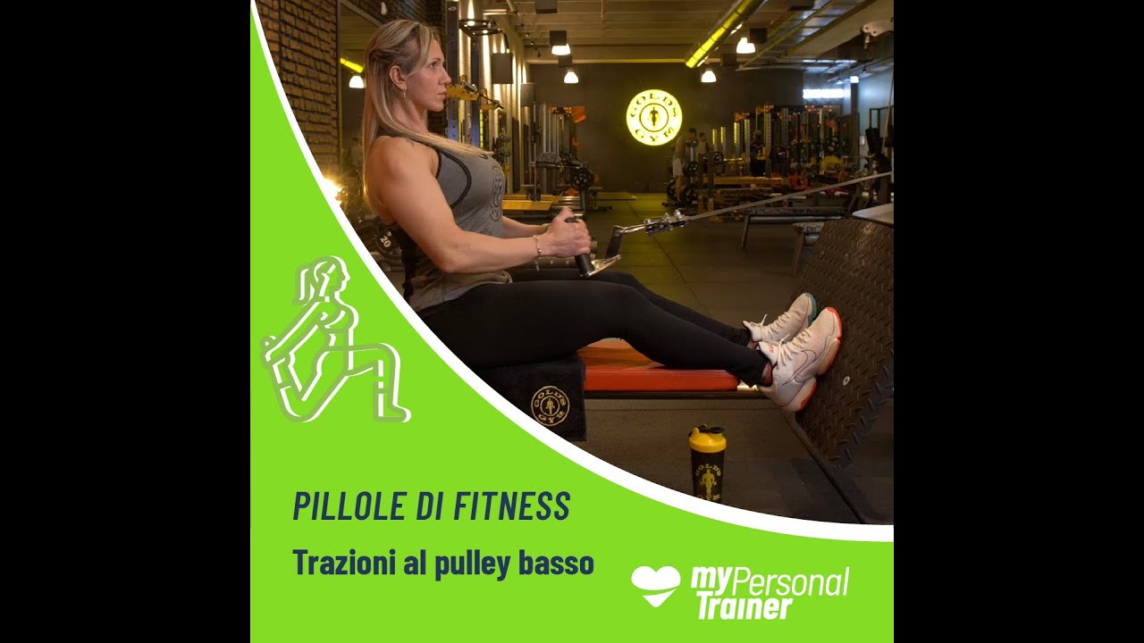 Trazioni al pulley basso - Gisa Mendes #shorts - YouTube