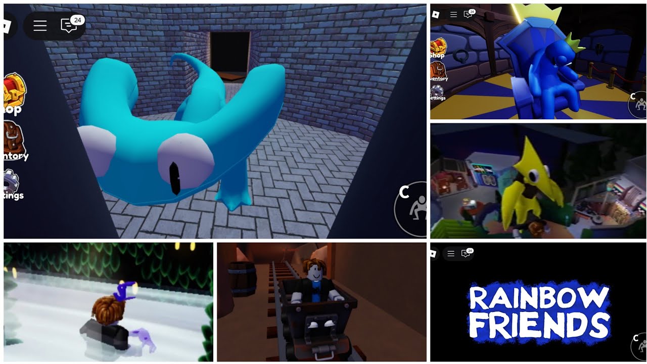 Escape every monster in rainbow Friends chapter 2🥳 - YouTube