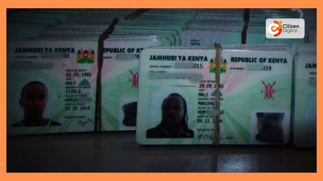Wakenya wataabika kwa kukosa vitambulisho - YouTube