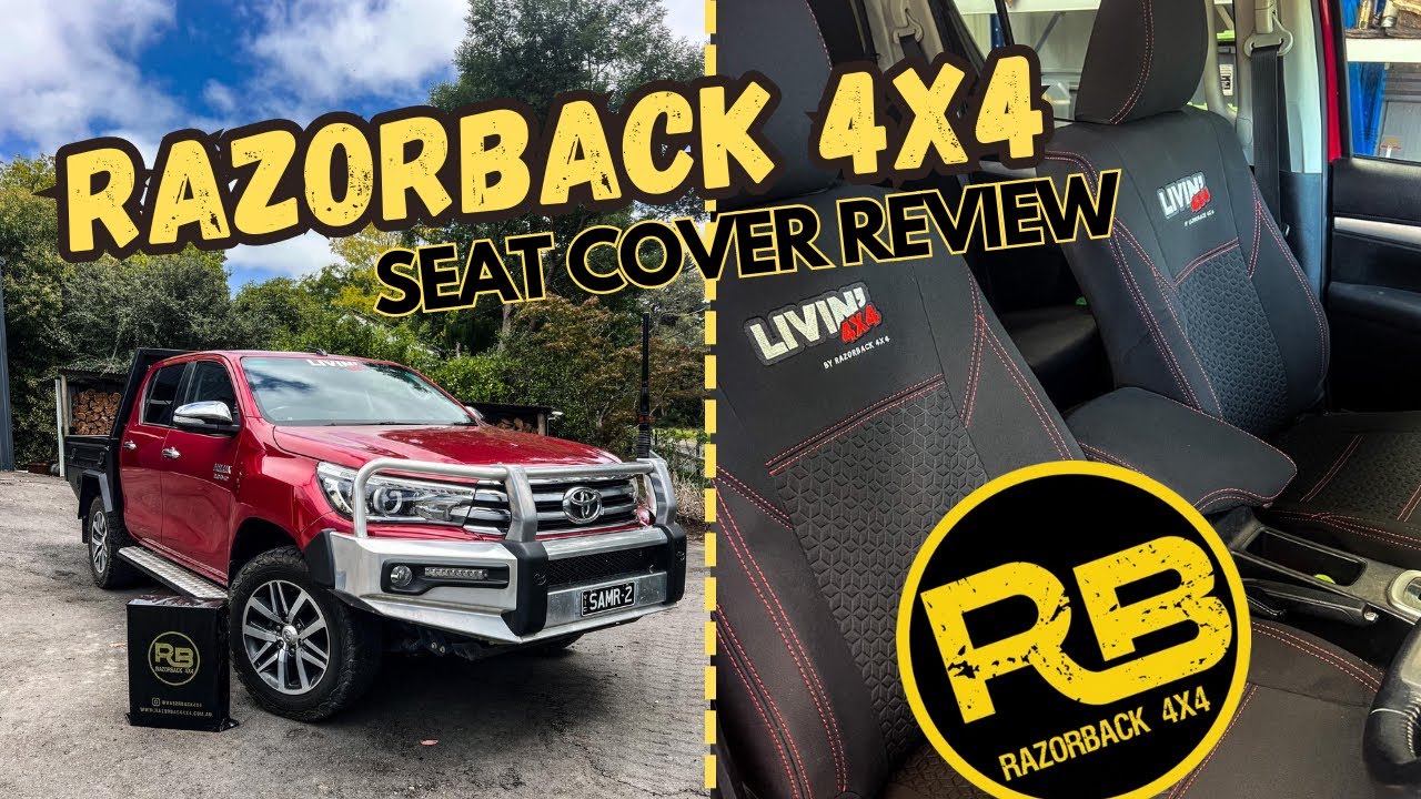 RAZORBACK SEAT COVERS | Installation & Review - YouTube