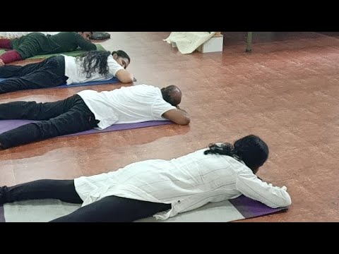 Yoga day protocol, prone asanas, supine asanas, pranayama and shavasana ...