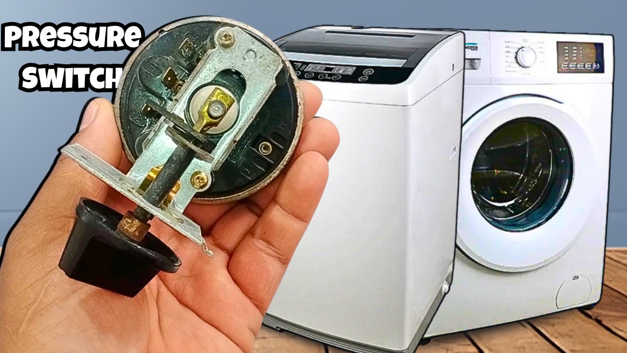 How Washing Machines Control Water Levels: Pressure Switch Explained ...