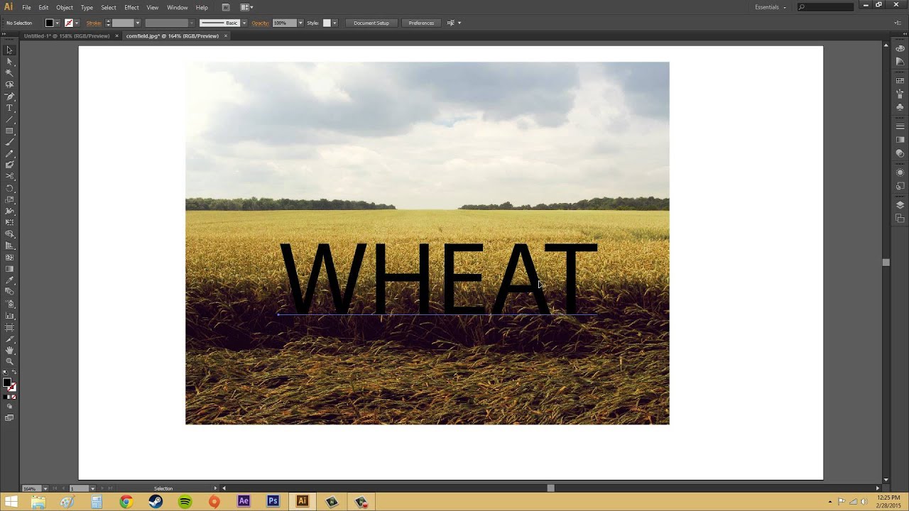 Adobe Illustrator CS6 for Beginners - Tutorial 55 - Clipping Masks ...