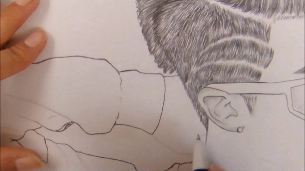 방탄소년단 BTS - 랩몬스터 Rap Monster Speed Drawing - YouTube