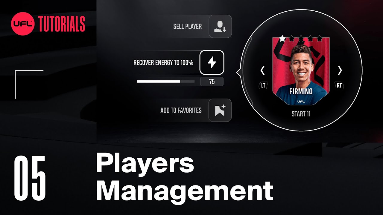 UFL™ Tutorials #5 | Players Management - YouTube