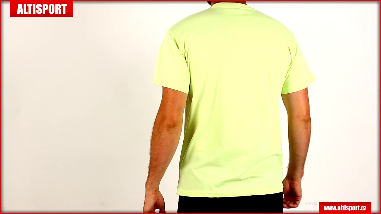 pánské triko jhk regular light yellow neon - YouTube
