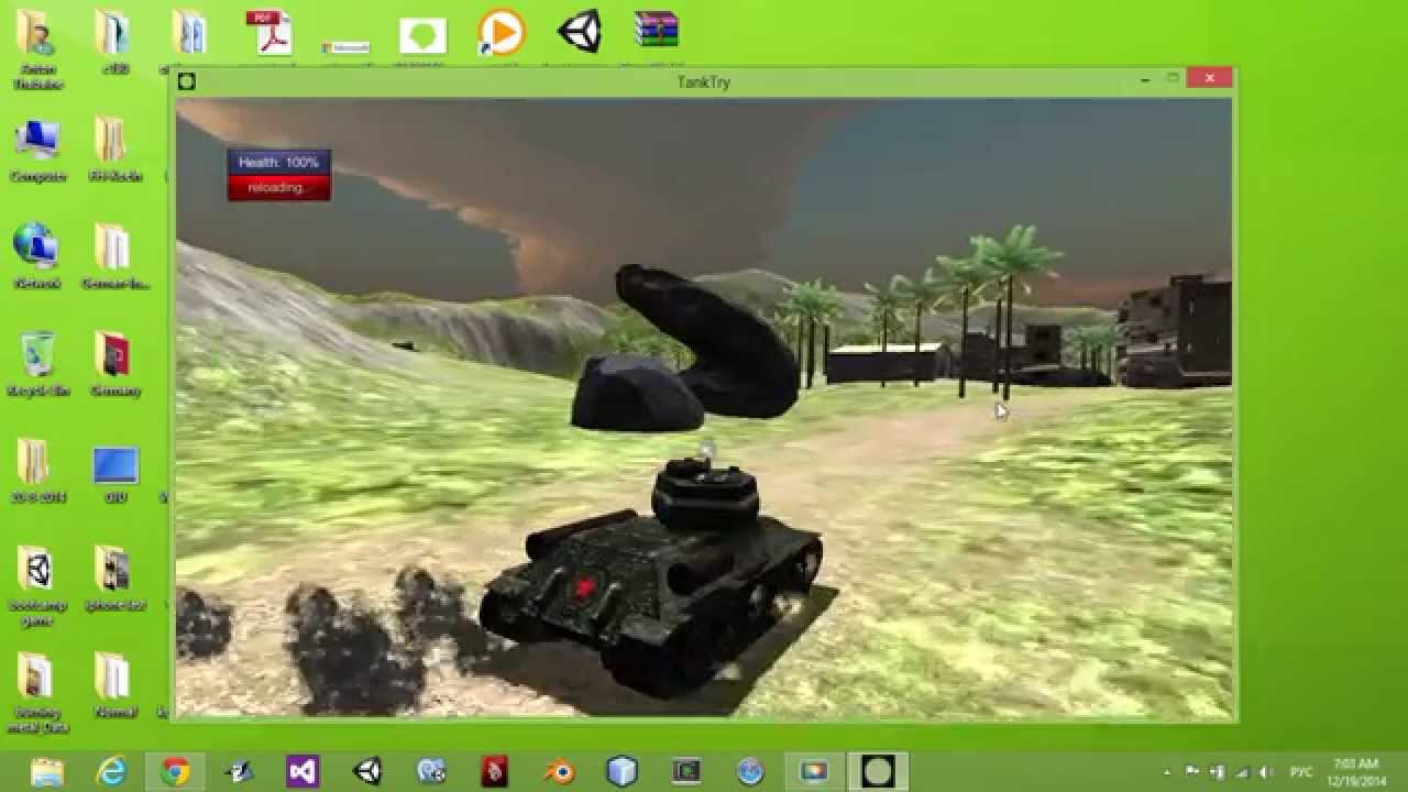 unity 3d tank game - YouTube