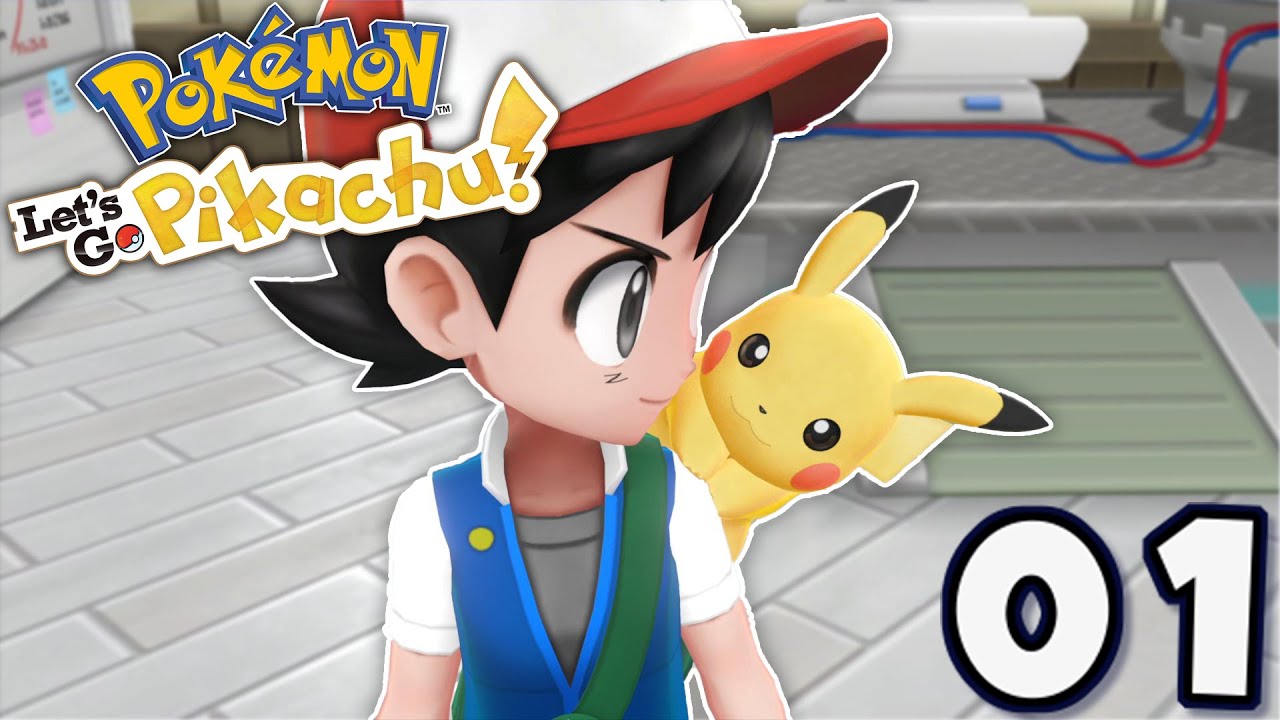 ASH & PIKACHU NEW JOURNEY ON Pokemon Let's Go pikachu !! - YouTube