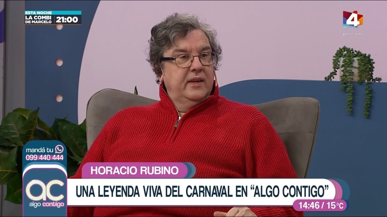 Algo Contigo - Nos visita Horacio Rubino, una leyenda viva del Carnaval ...