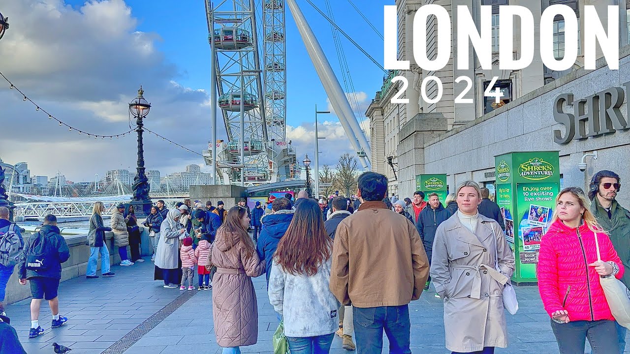 London City Tour 2024 | 4K HDR Virtual Walking Tour around the City ...
