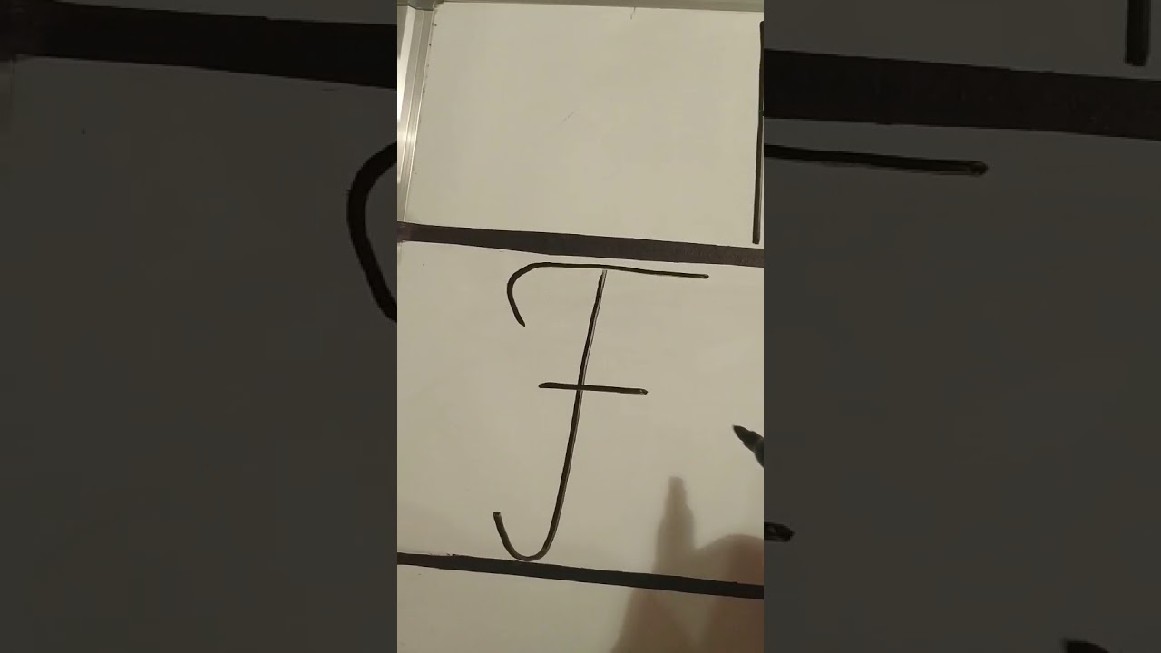 Pisano slovo F f - YouTube