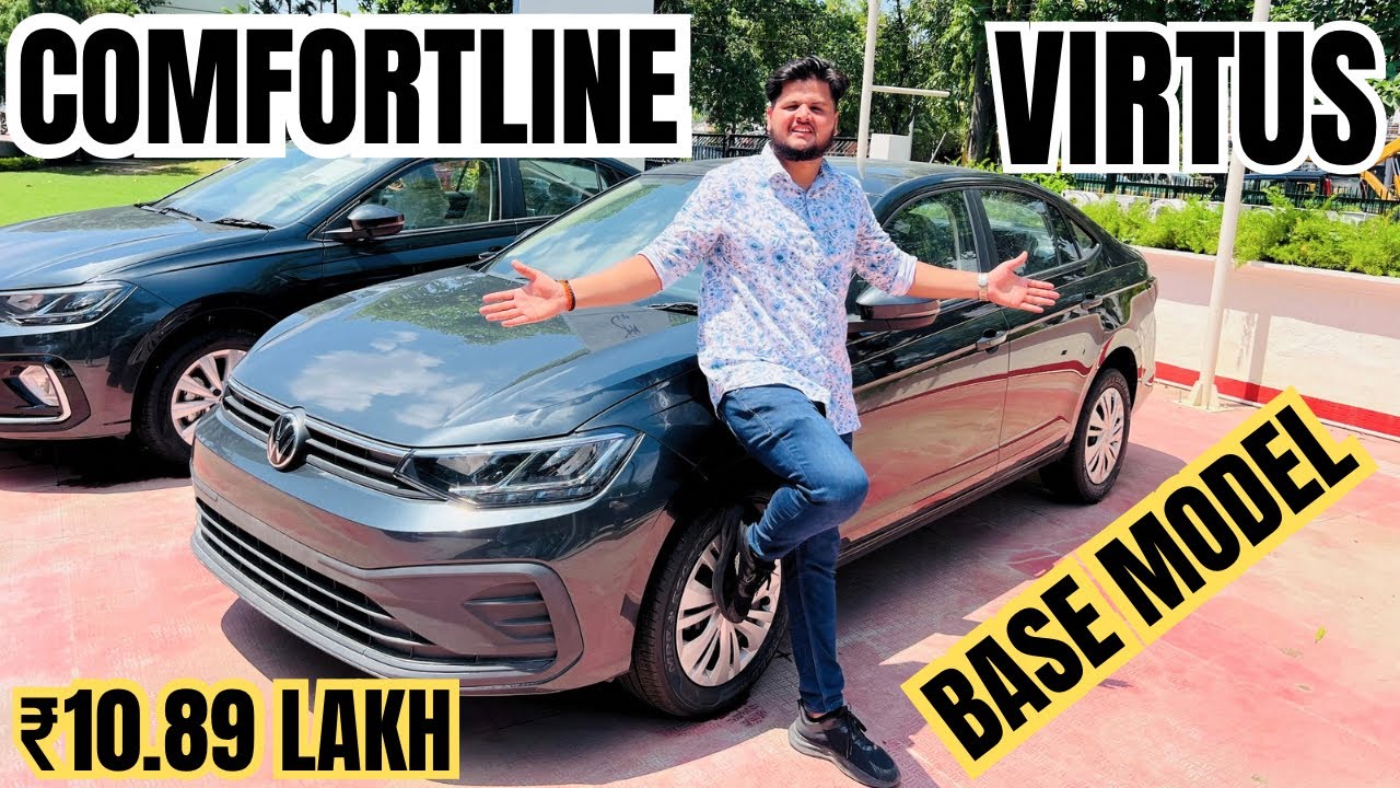 Virtus Comfortline Review 🔥Base model ₹10.89 Lakh 🔥 - YouTube