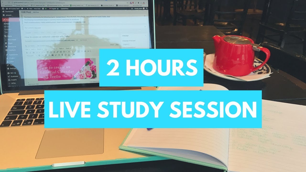 Study With Me - Real Time Study Session #13 - YouTube