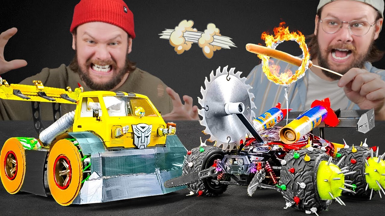 Nós Criamos Caminhões Monstro Blindados para Corridas Épicas e Caos de ...