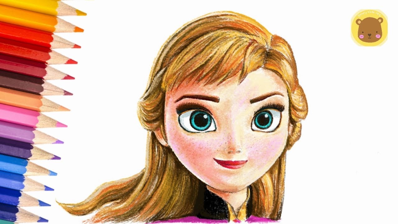 How to draw | The Princess | Anna | Frozen II - YouTube
