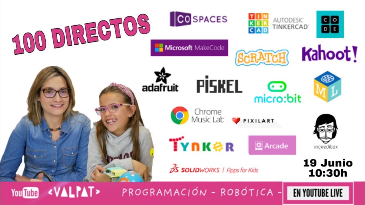 100 DIRECTOS - Directos de programación - ValPat - YouTube