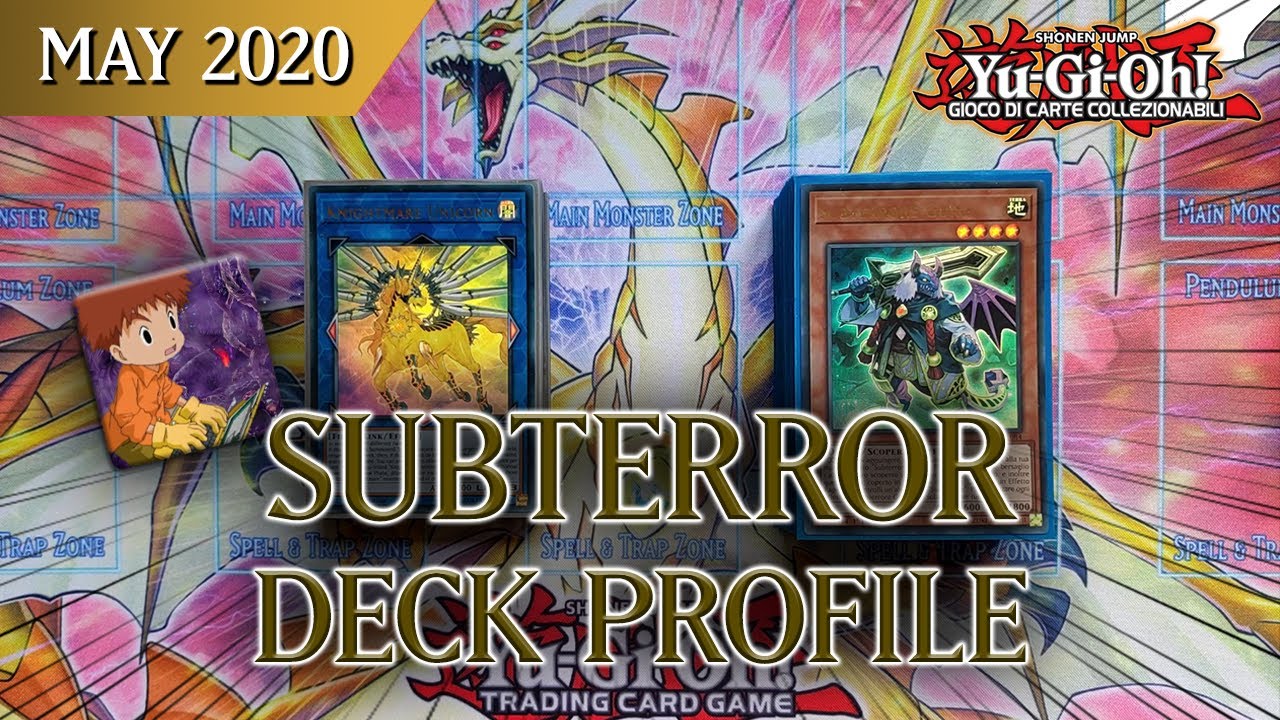 Yu-Gi-Oh! Subterror Guru Control - Deck Profile Budget - May 2020 [ITA ...