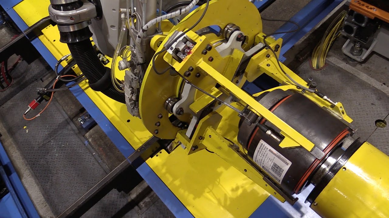 Wheel Shop Automation: Bearing Mount Process - YouTube