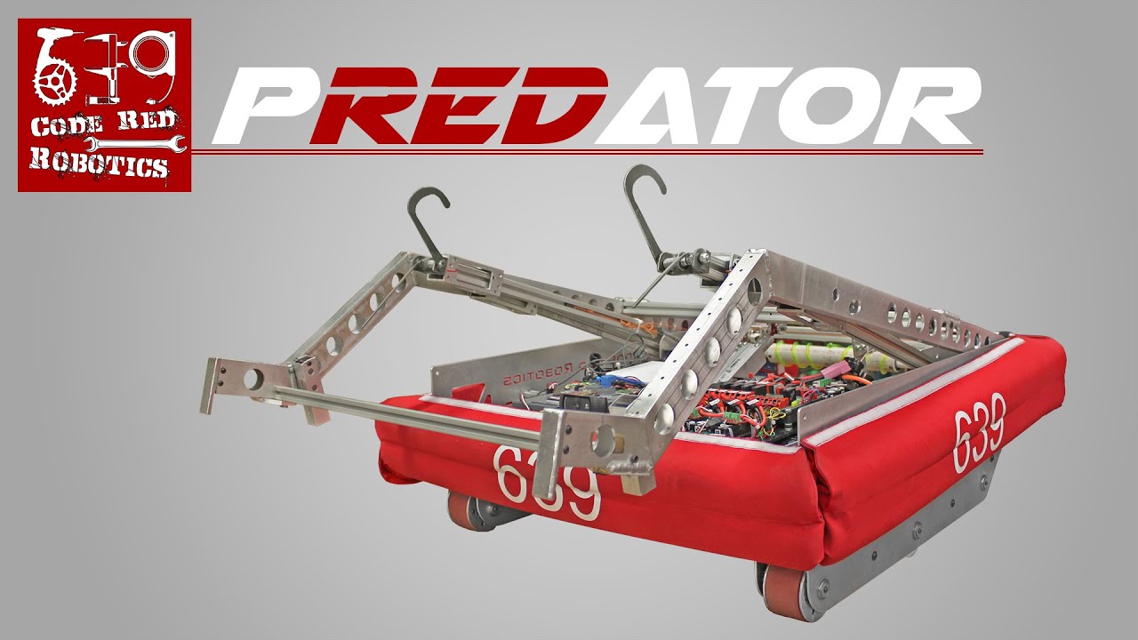 Team 639 Code Red Robotics | 2016 Robot | Predator - YouTube