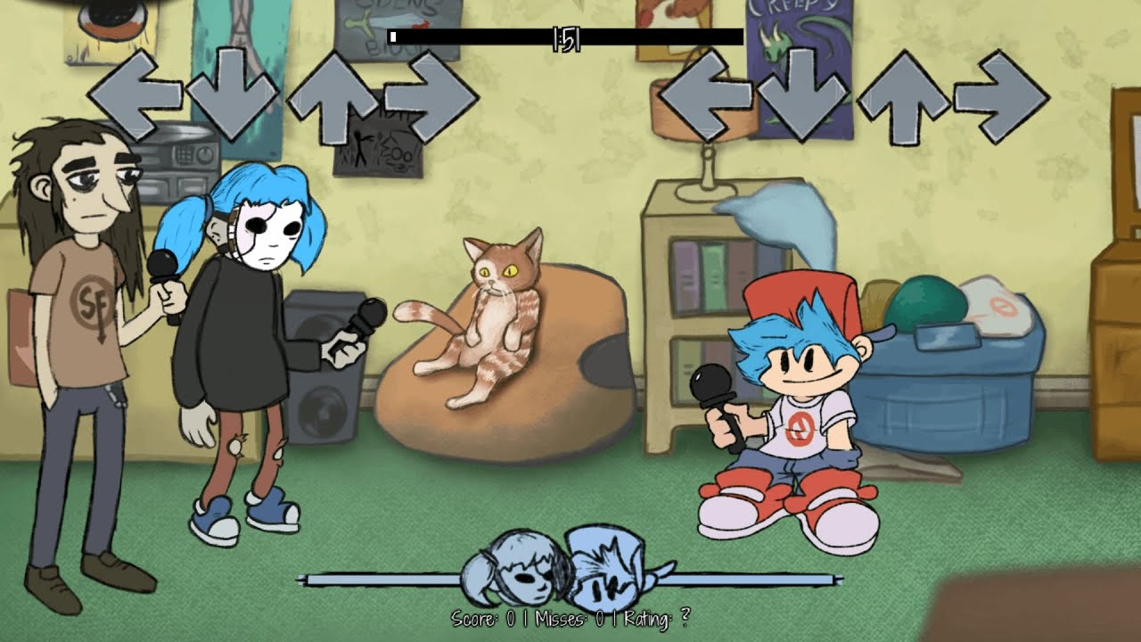 FNF: VS Sally Face / VS Larry [FULL WEEK +freeplay] Friday Night Funkin ...