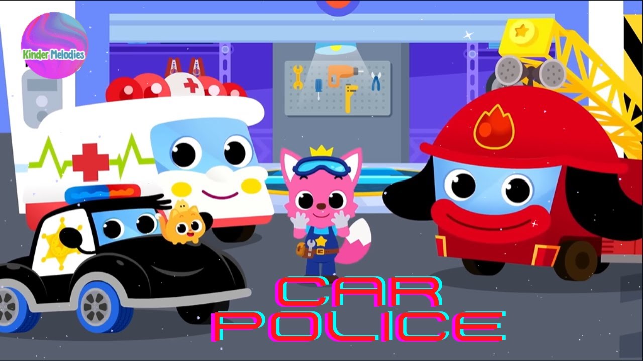 Car Police on Mission || @Pinkfong || Kids Rhymes & Songs - YouTube