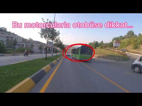 Azrail ile kumar oynayan motorcular...
