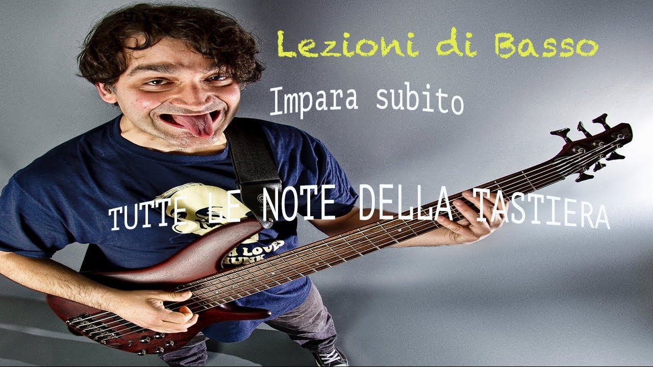 Lezione di basso n. 4: Impara subito tutte le note della tastiera ...