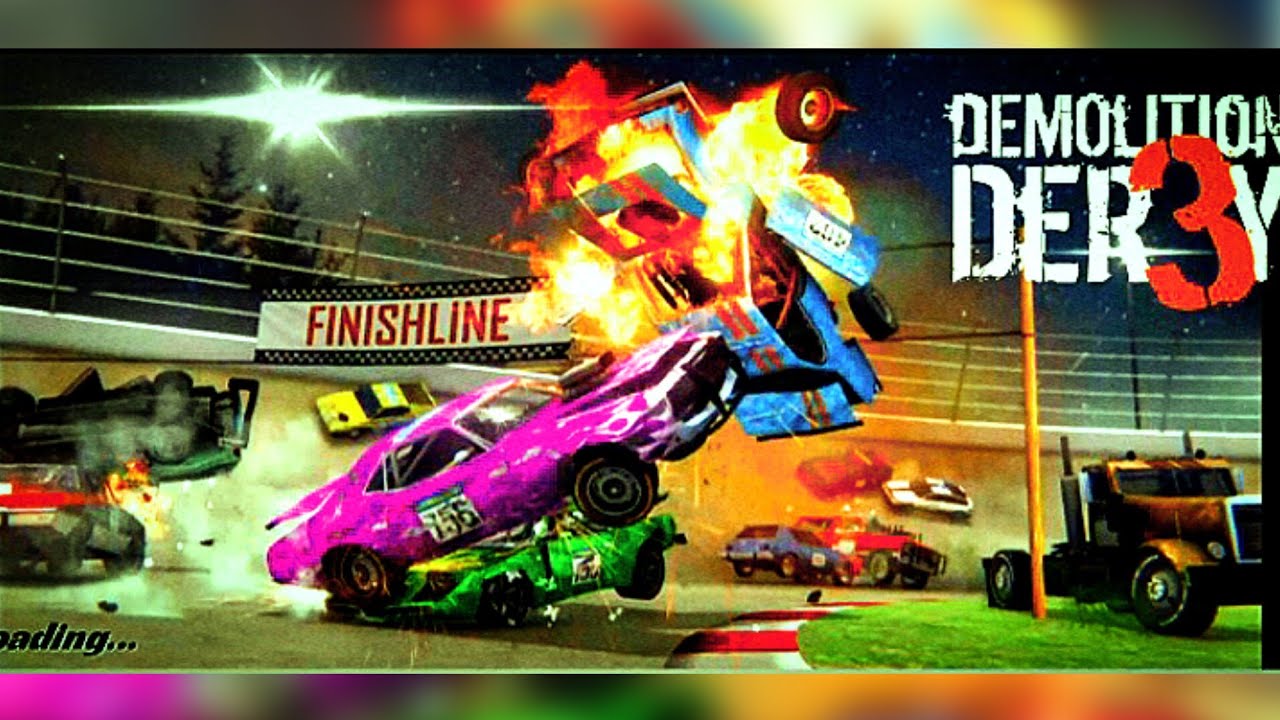 battle of the cars gameplay demolition derby 3 game - YouTube