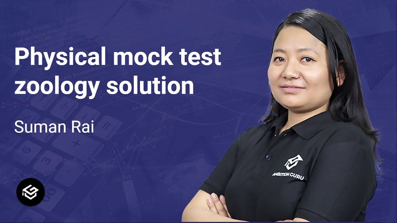 Ambition Guru CEE Based physical mock test zoology solution by suman ...