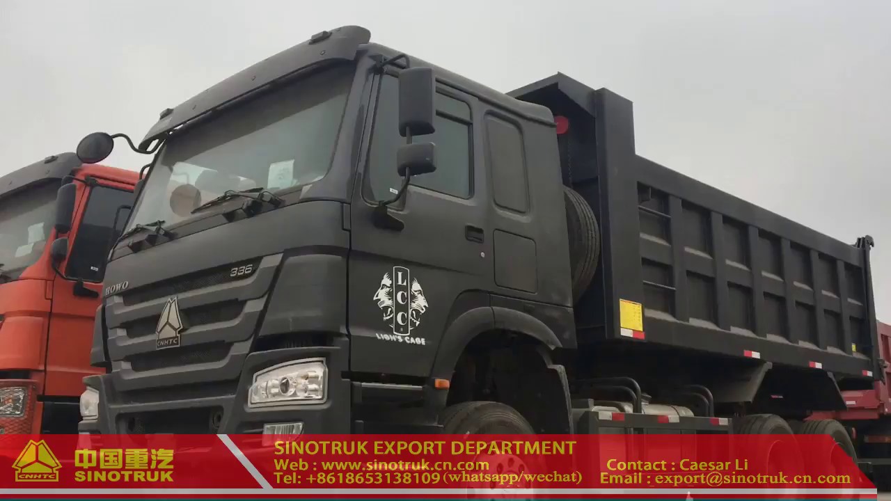 HOWO 336 tipper with special design - YouTube